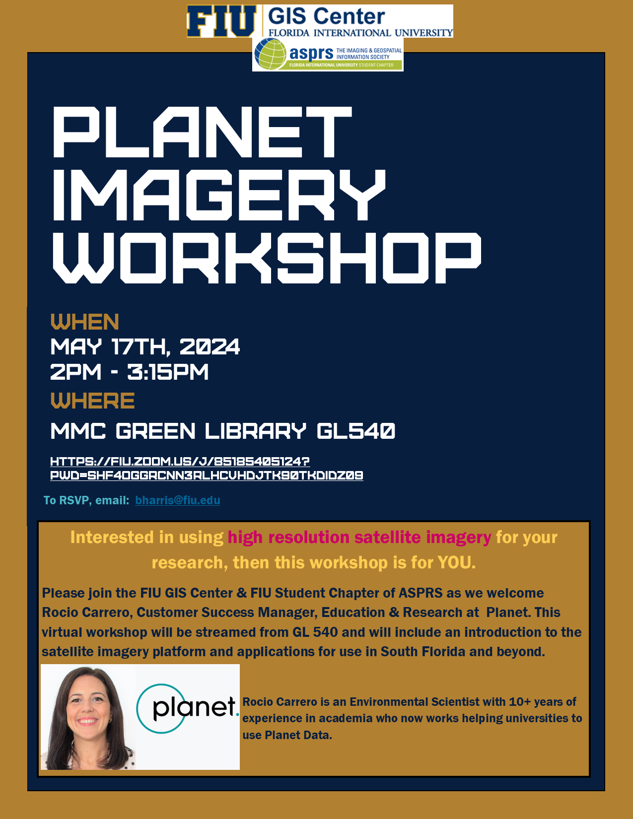 Planet Imagery Workshop – FIU GIS Center