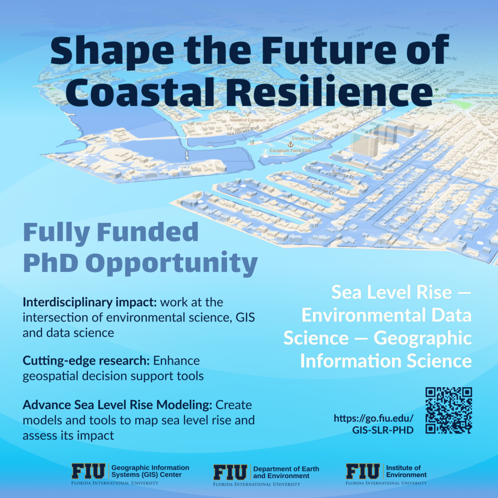 Funded PhD opportunity in GIScience, Environmental Data Science – FIU ...