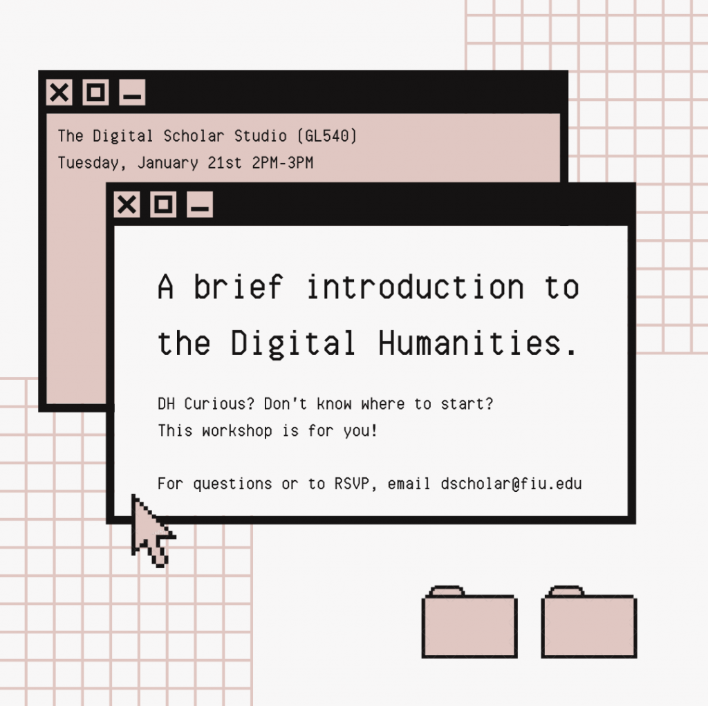 A brief Introduction to the Digital Humanities – Digital Scholar Studio